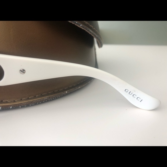 Gucci | Accessories | Gucci White Sunnies | Poshmark